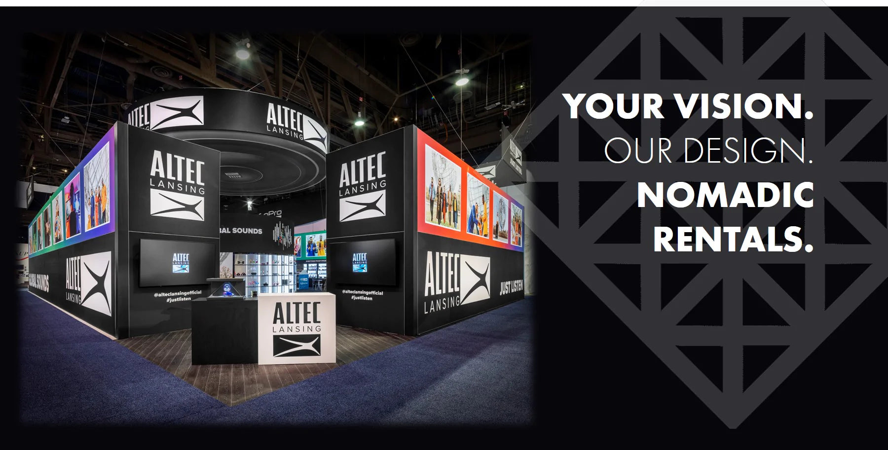 Nomadic Display the leader in modular and portable trade show displays
