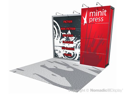 10' DesignLine Custom Modular Booth – Nomadic Display
