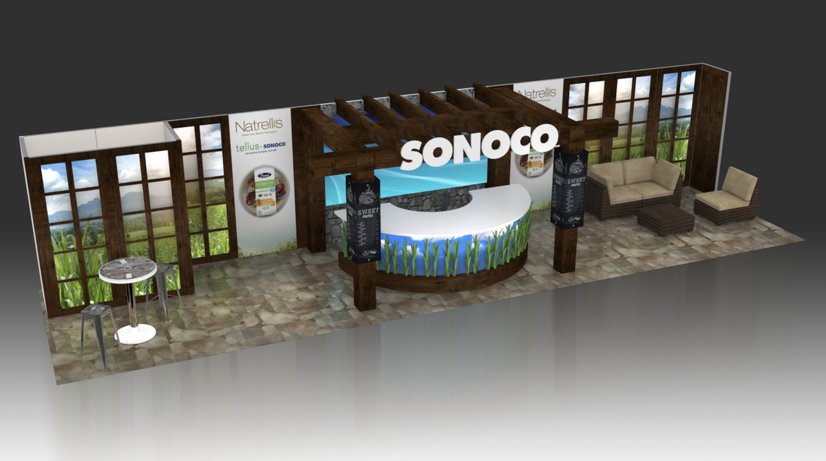 40' Custom Wood Display (ID0037) – Nomadic Display