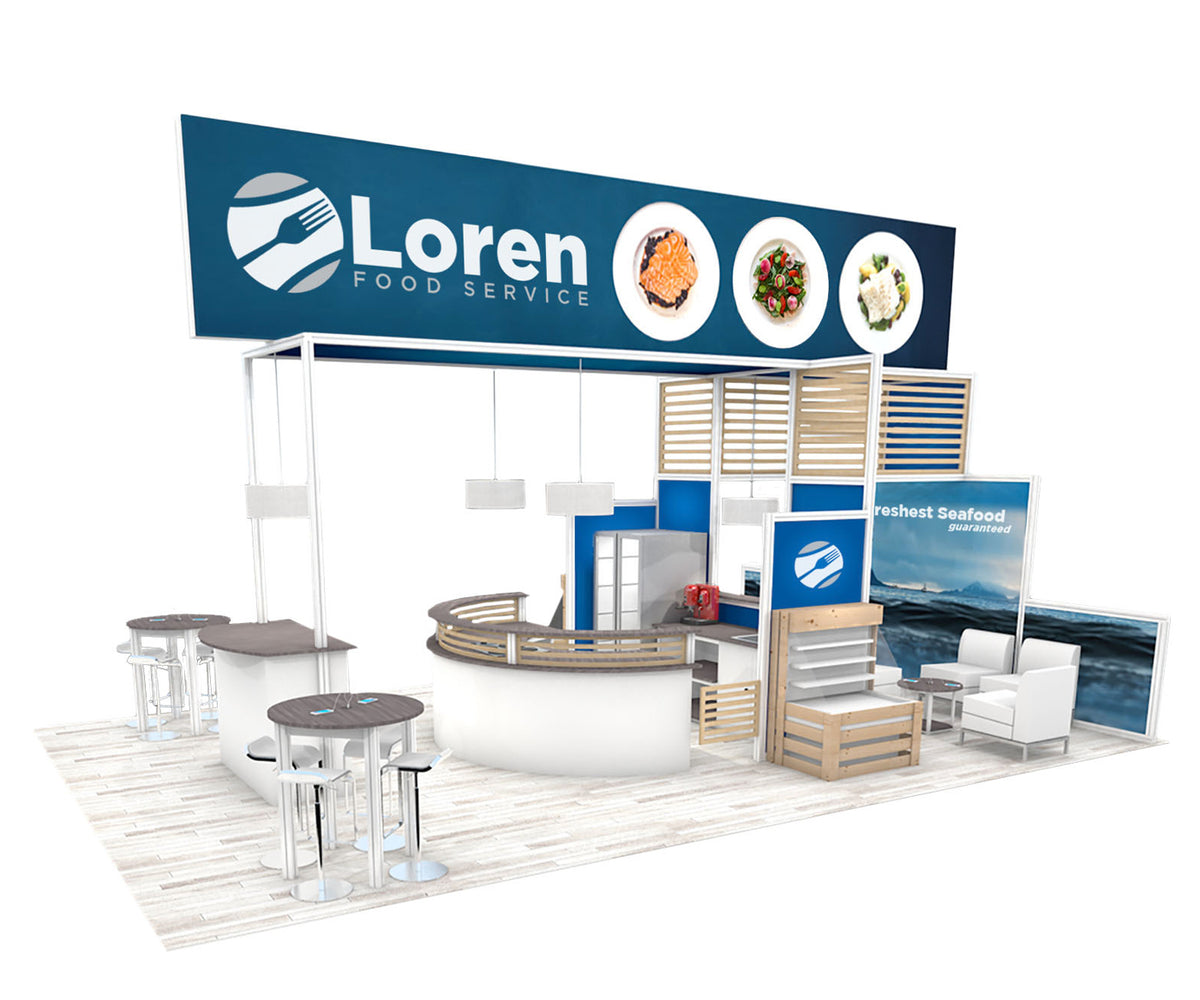 20'x30' Custom Loren Display – Nomadic Display