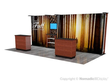 20' Custom SPlus System Exhibit – Nomadic Display