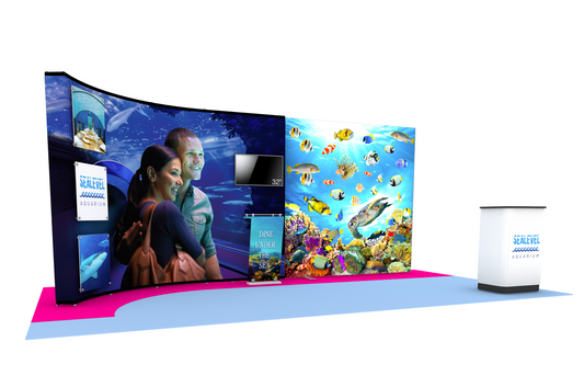 Nomadic Display the leader in modular and portable trade show displays