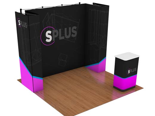 10' Splus SEG Corner Exhibit – Nomadic Display