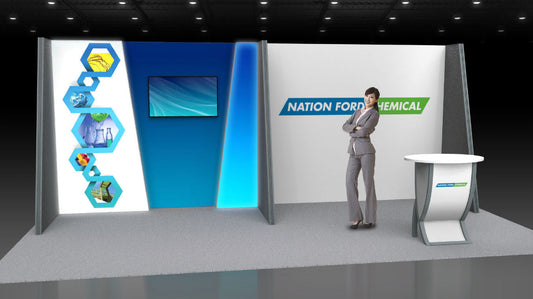 10' x 20' Custom Inline Display (ID0311) – Nomadic Display