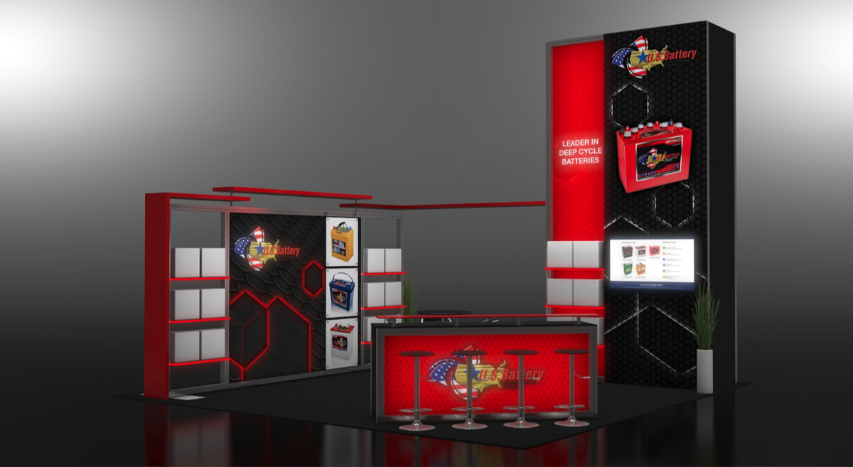 20' x 20' Custom Display (ID0385) – Nomadic Display