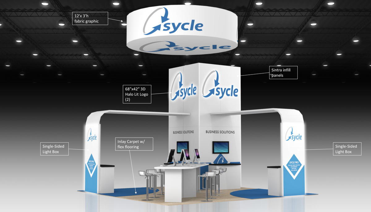 20' x 20' Custom Display (ID0388) – Nomadic Display