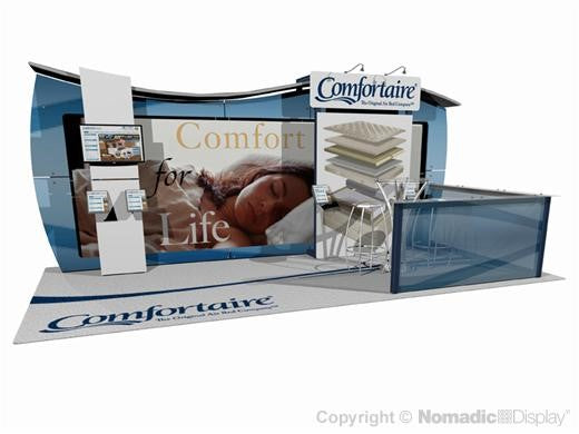 20' DesignLine Inline Modular Display – Nomadic Display