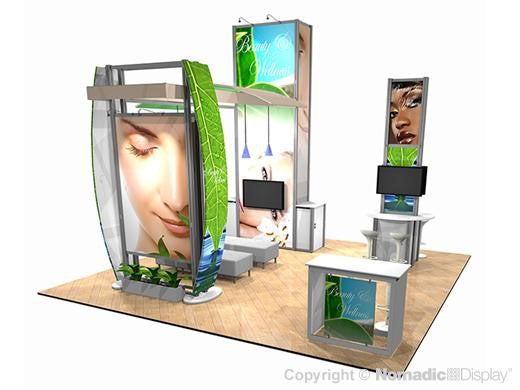 20' DesignLine Custom Modular Island – Nomadic Display